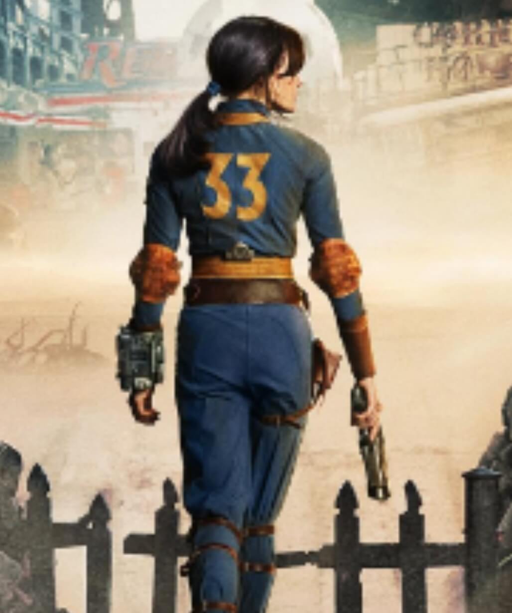 Lucy Maclean Fallout Ella Purnell Leather Jacket 4245