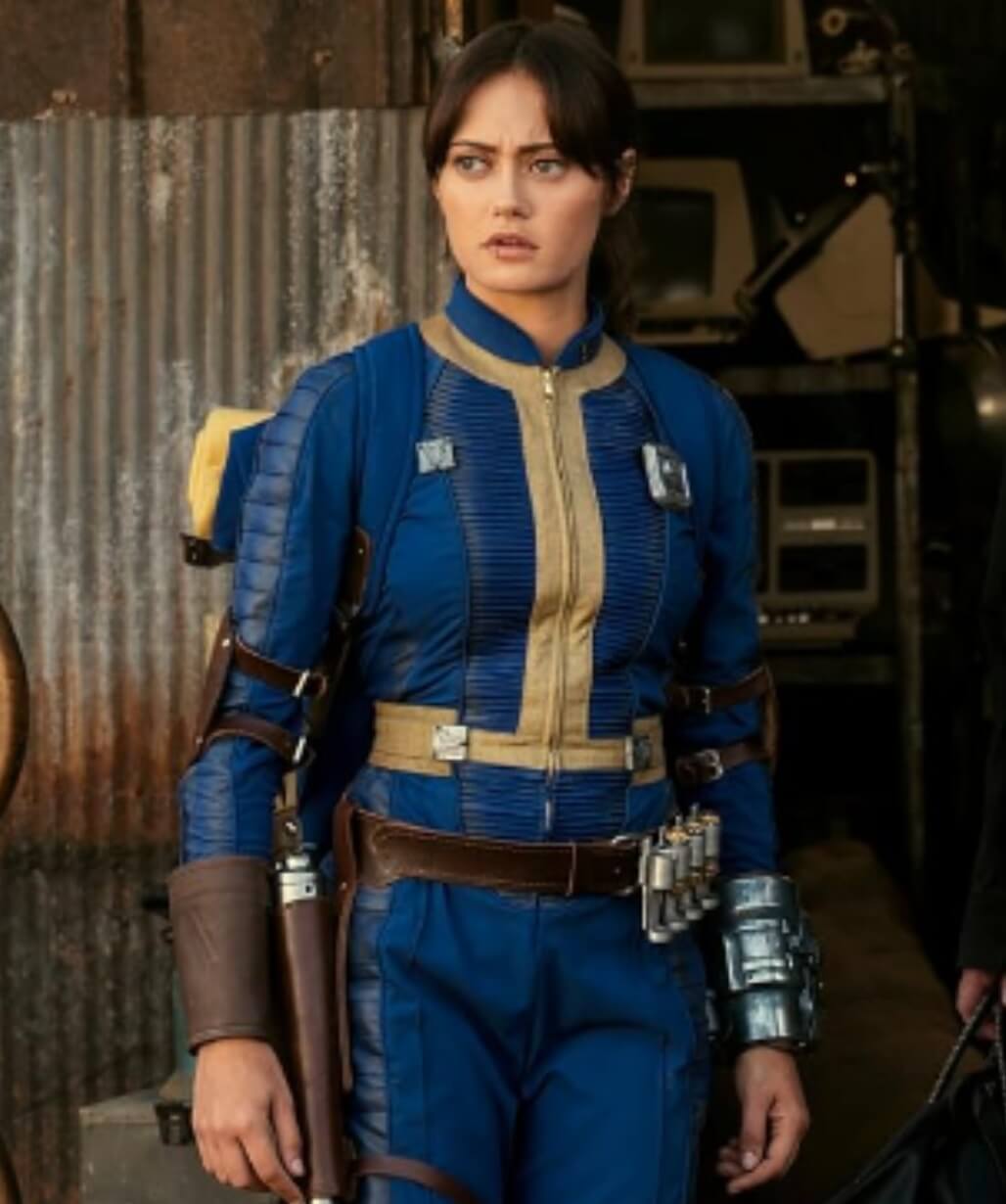 Lucy MacLean Fallout Ella Purnell Leather Jacket