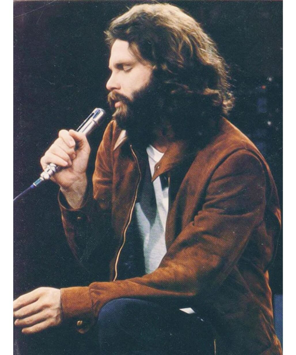 Jim Morrison Suede Leather Jacket - USA Leather Factory
