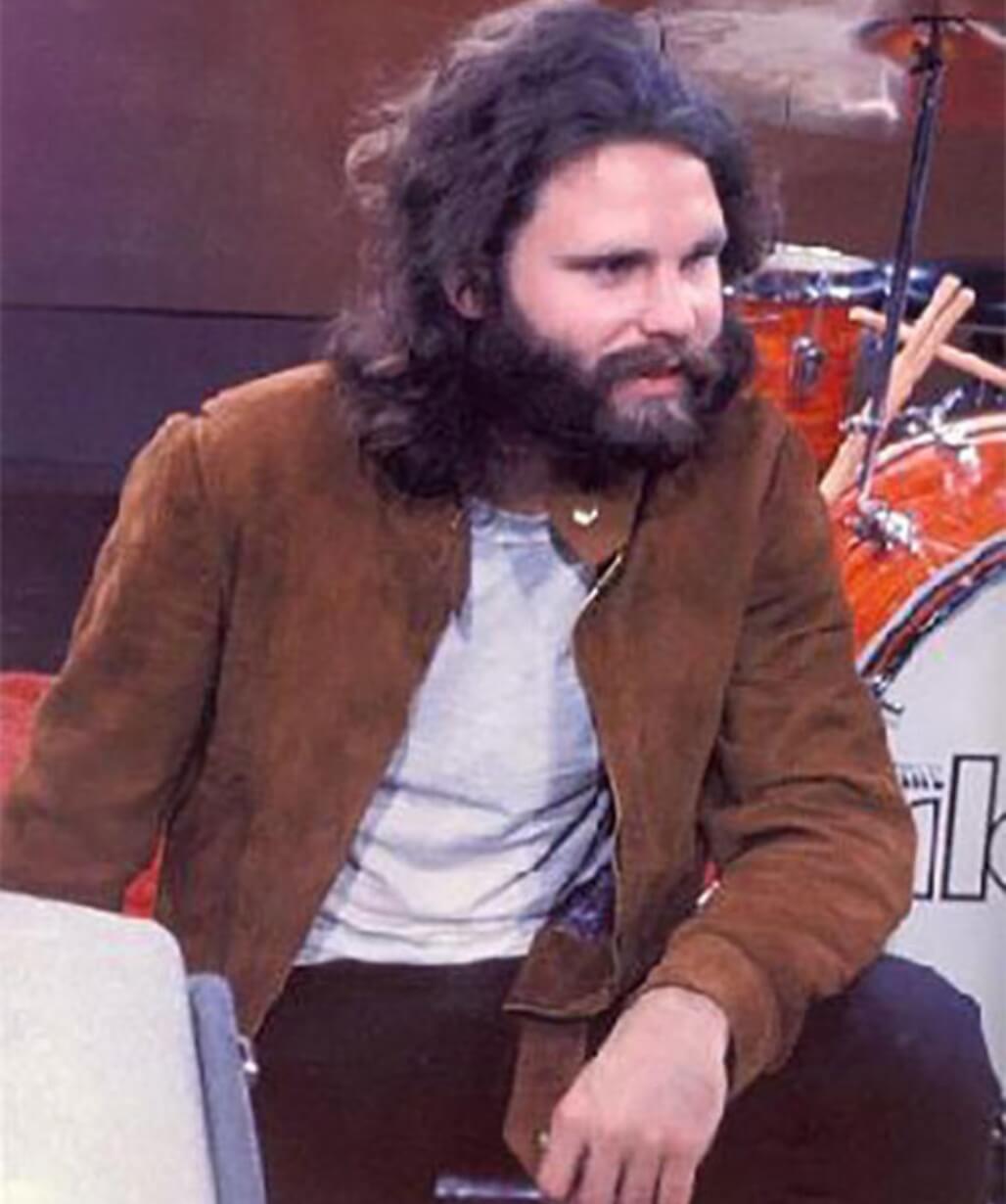 Jim Morrison Suede Leather Jacket - USA Leather Factory