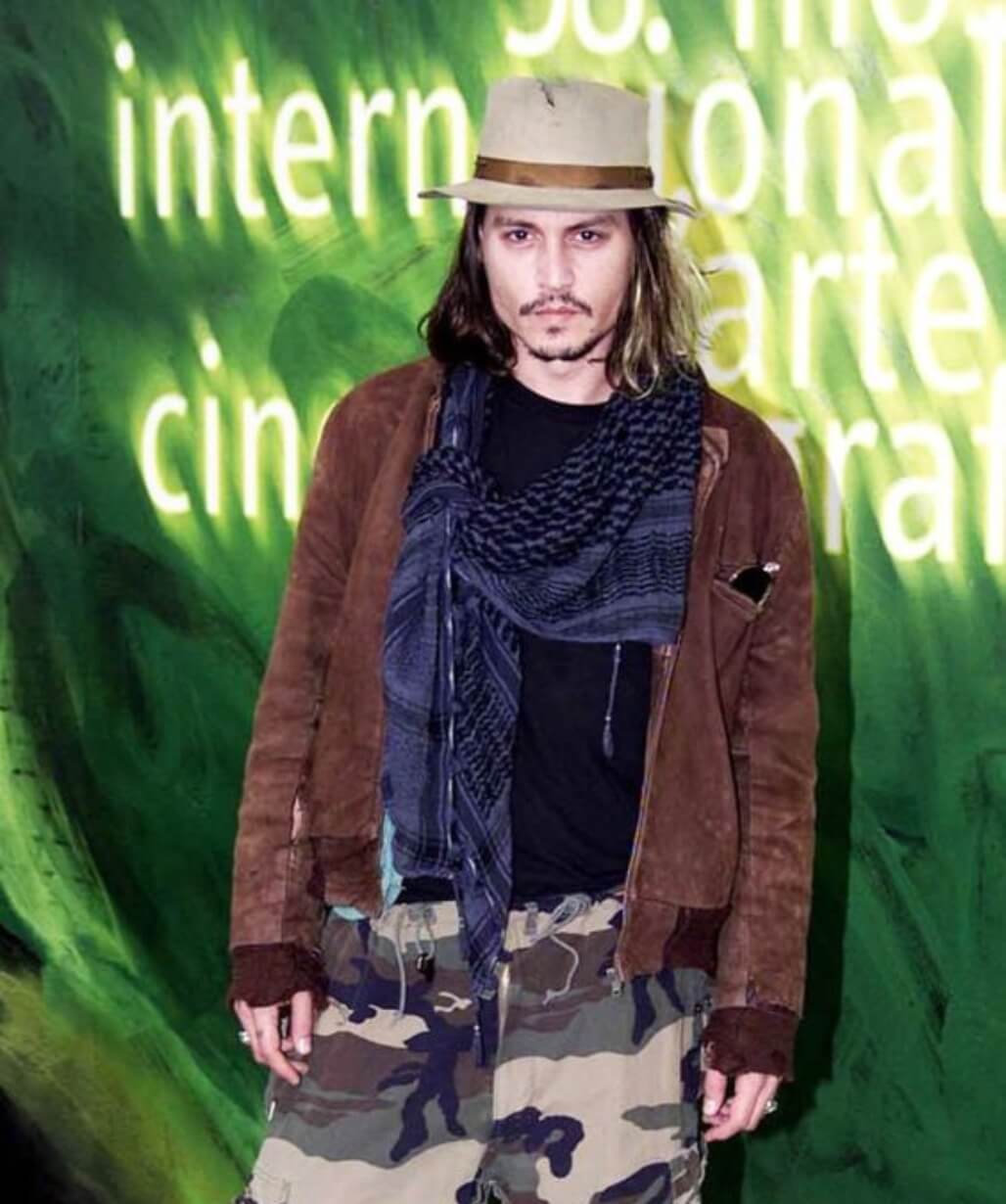 Johnny Depp Brown Suede Leather Jacket Usa Leather Factory 0821