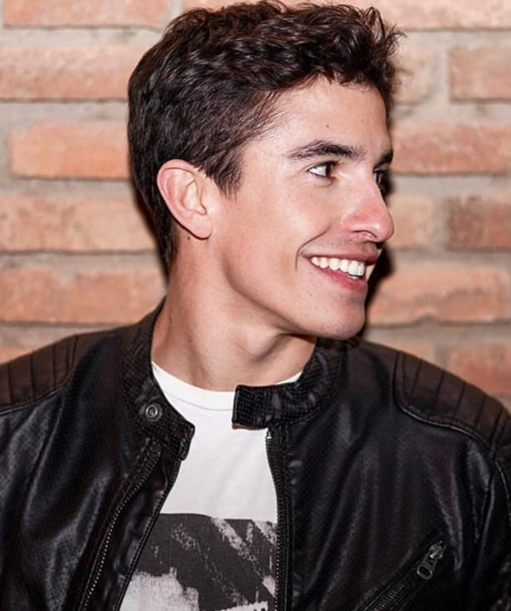Marc Marquez Black Leather Jacket - USA Leather Factory