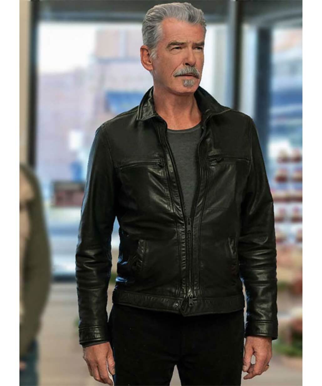 Pierce Brosnan The Out-Laws Billy McDermott Jacket - USA Leather Factory