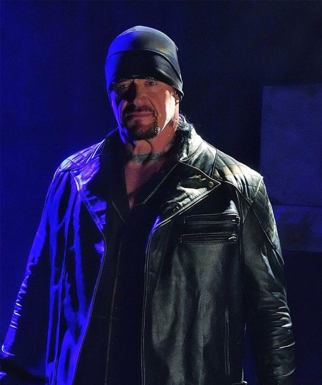 The Undertaker Black Motorcycle Leather Jacket