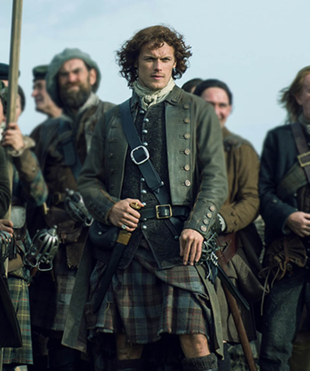 Outlander Jamie Fraser Leather Coat - USA Leather Factory
