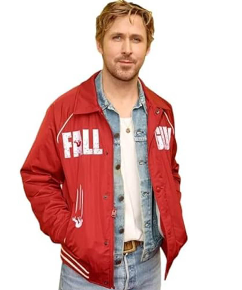 Ryan Gosling Fall Guy Red Jacket - USA Leather Factory
