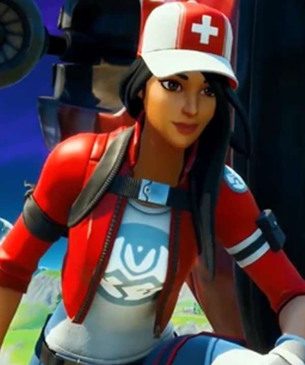 Fortnite Chapter 2 Remedy Red Jacket - USA Leather Factory