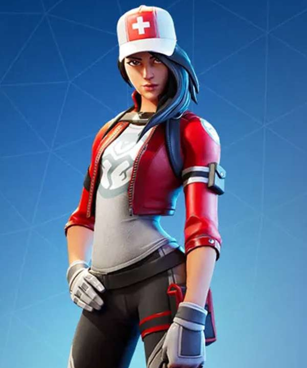 Fortnite Chapter 2 Remedy Red Jacket - USA Leather Factory