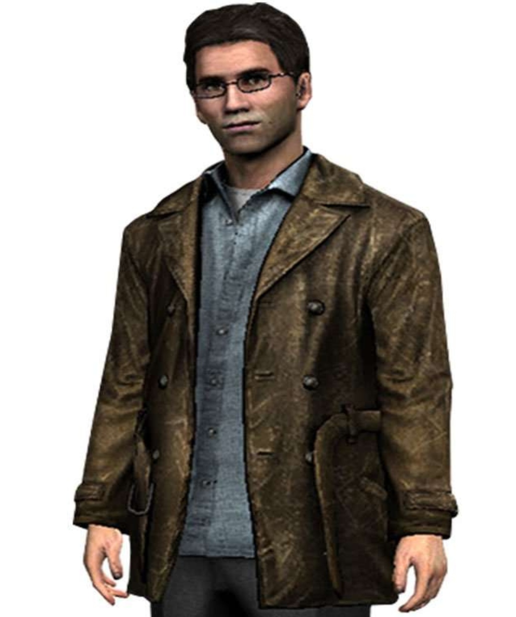 Video Game Silent Hill Harry Mason Jacket - USA Leather Factory