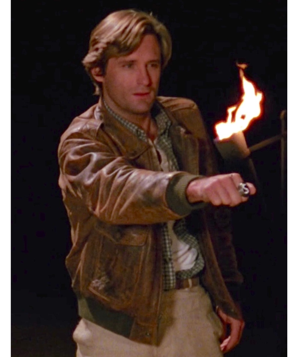 Bill Pullman Lone Starr Spaceballs Leather Jacket - USA Leather Factory
