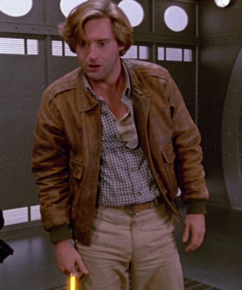 Bill Pullman Lone Starr Spaceballs Leather Jacket - USA Leather Factory