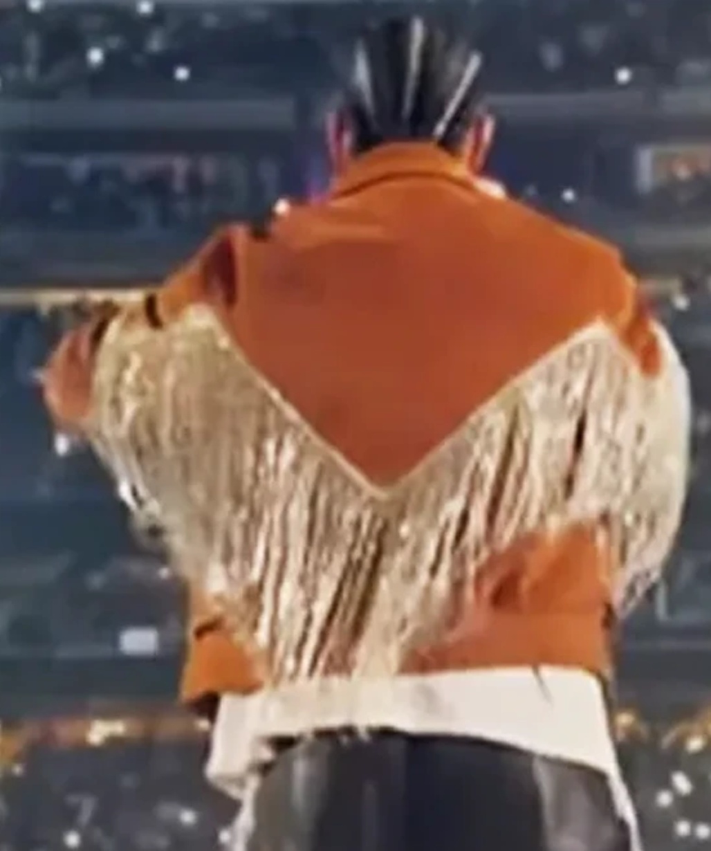 Houston Rodeo Drake Brown Fringe Jacket - USA Leather Factory