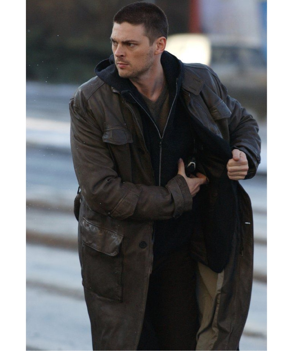 Karl Urban Bourne Supremacy Kirill Leather Coat