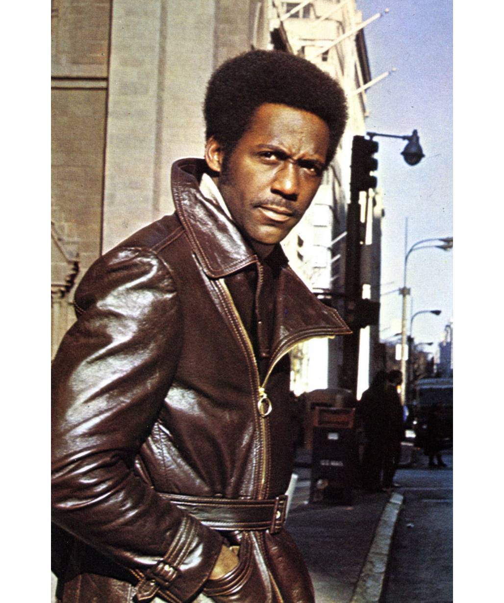 Richard Roundtree John Shaft Leather Jacket - USA Leather Factory