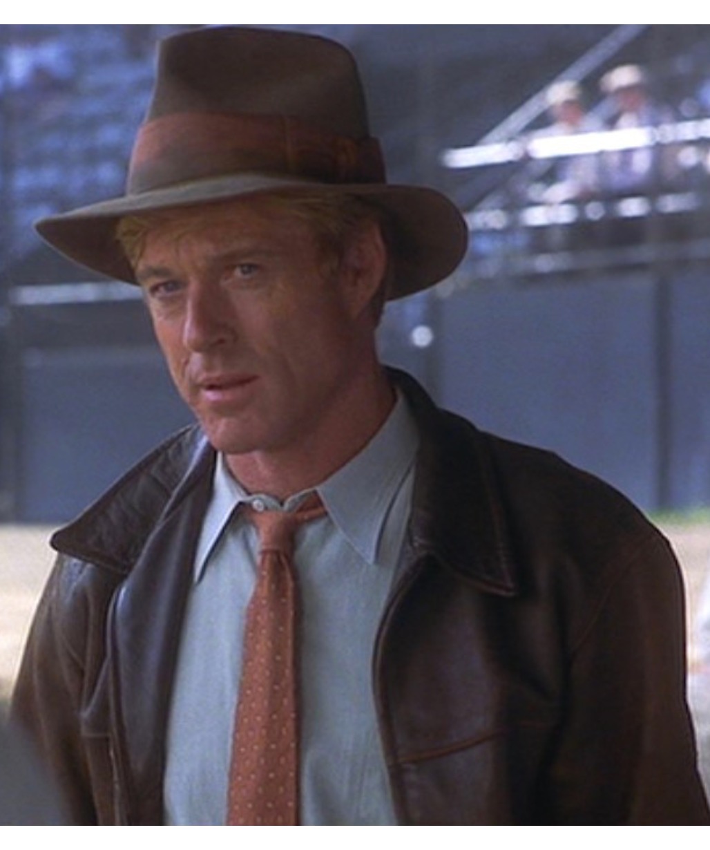 Robert Redford The Natural Roy Hobbs Leather Jacket
