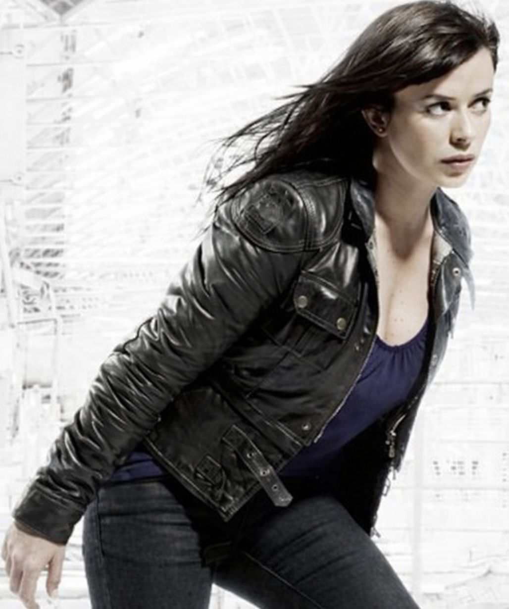 Eve Myles Torchwood Gwen Cooper Leather Jacket - USA Leather Factory