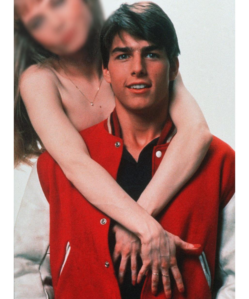 Risky Business Tom Cruise Red Varsity Jacket