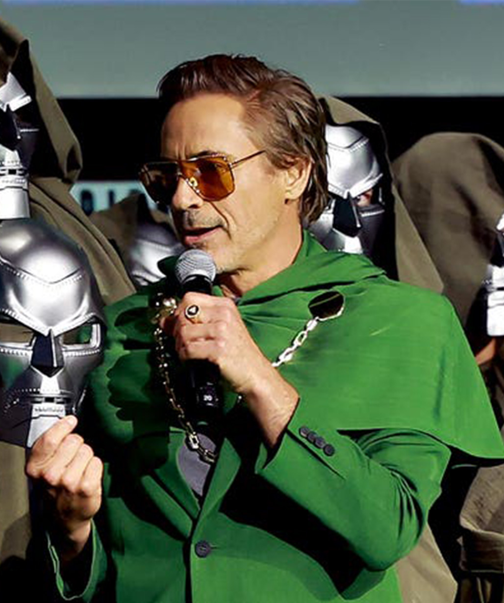 Robert Downey Jr Doctor Doom Green Suit