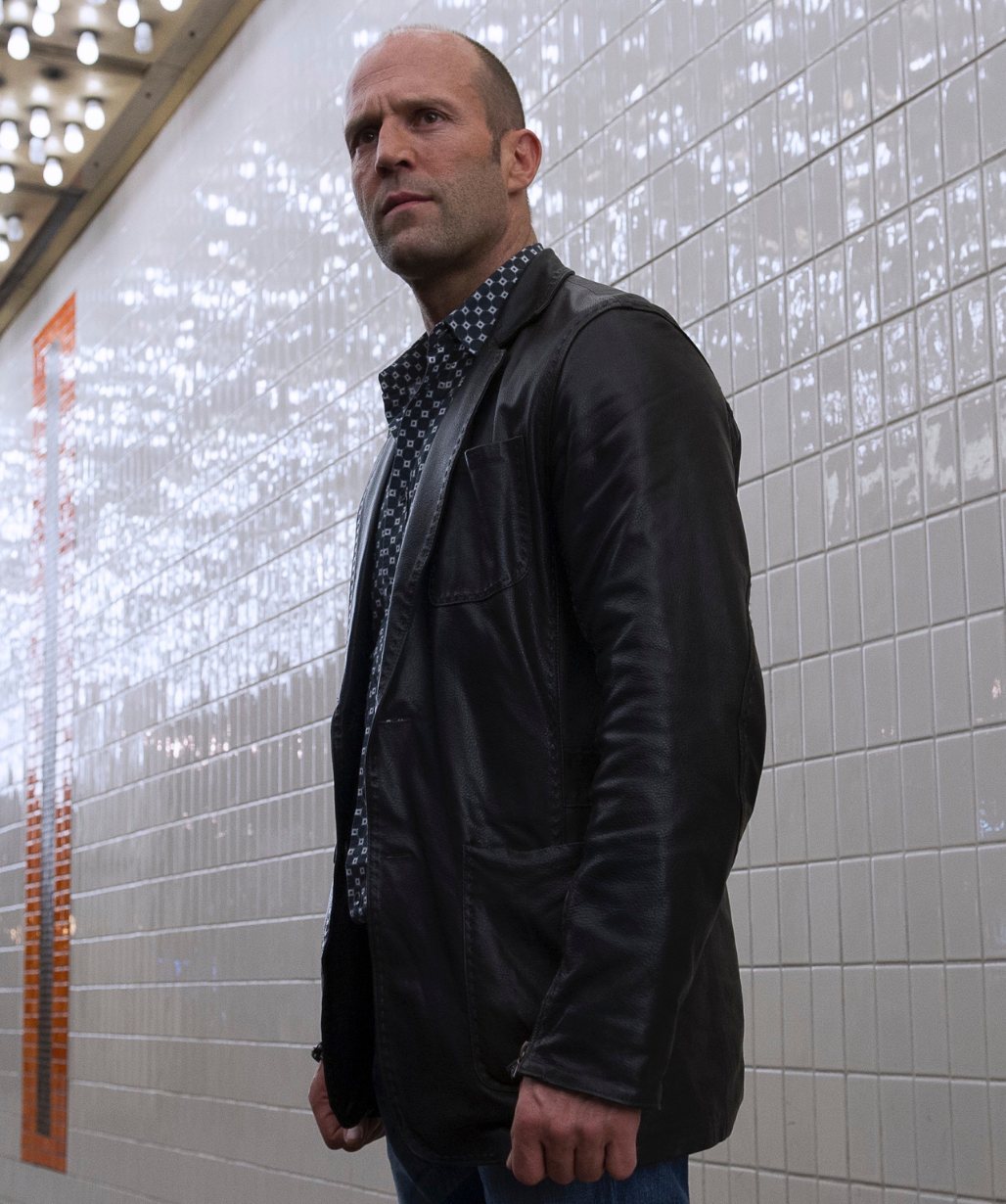 Jason Statham Wild Card Leather Blazer - USA Leather Factory