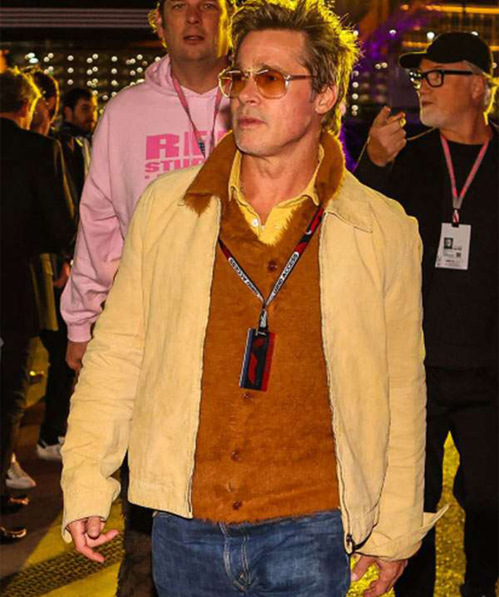 Brad Pitt F1 Movie Event Cotton Jacket - USA Leather Factory