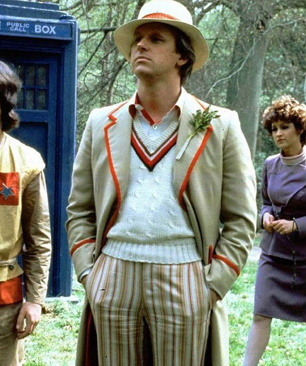 Peter Davison Fifth Doctor Who Coat - USA Leather Factory