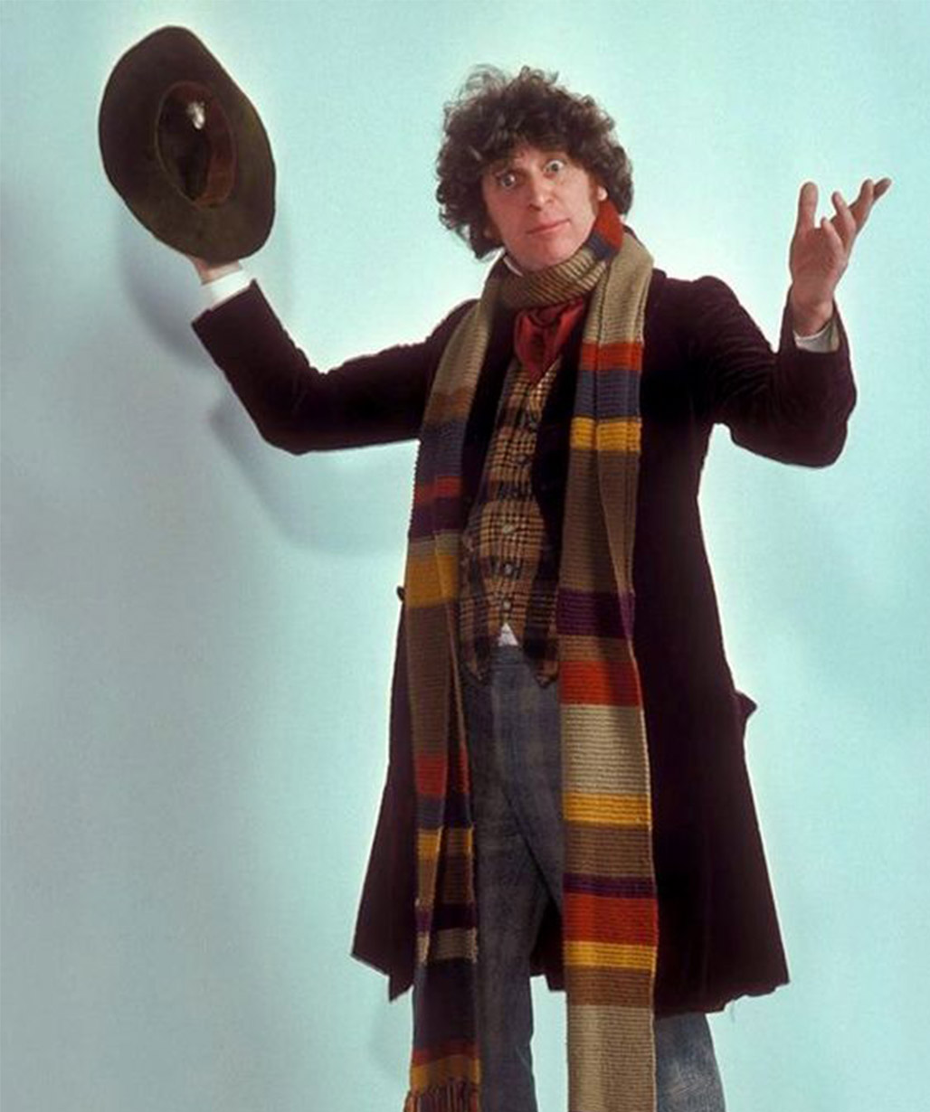 Tom Baker Fourth Doctor Who Red Wool Coat