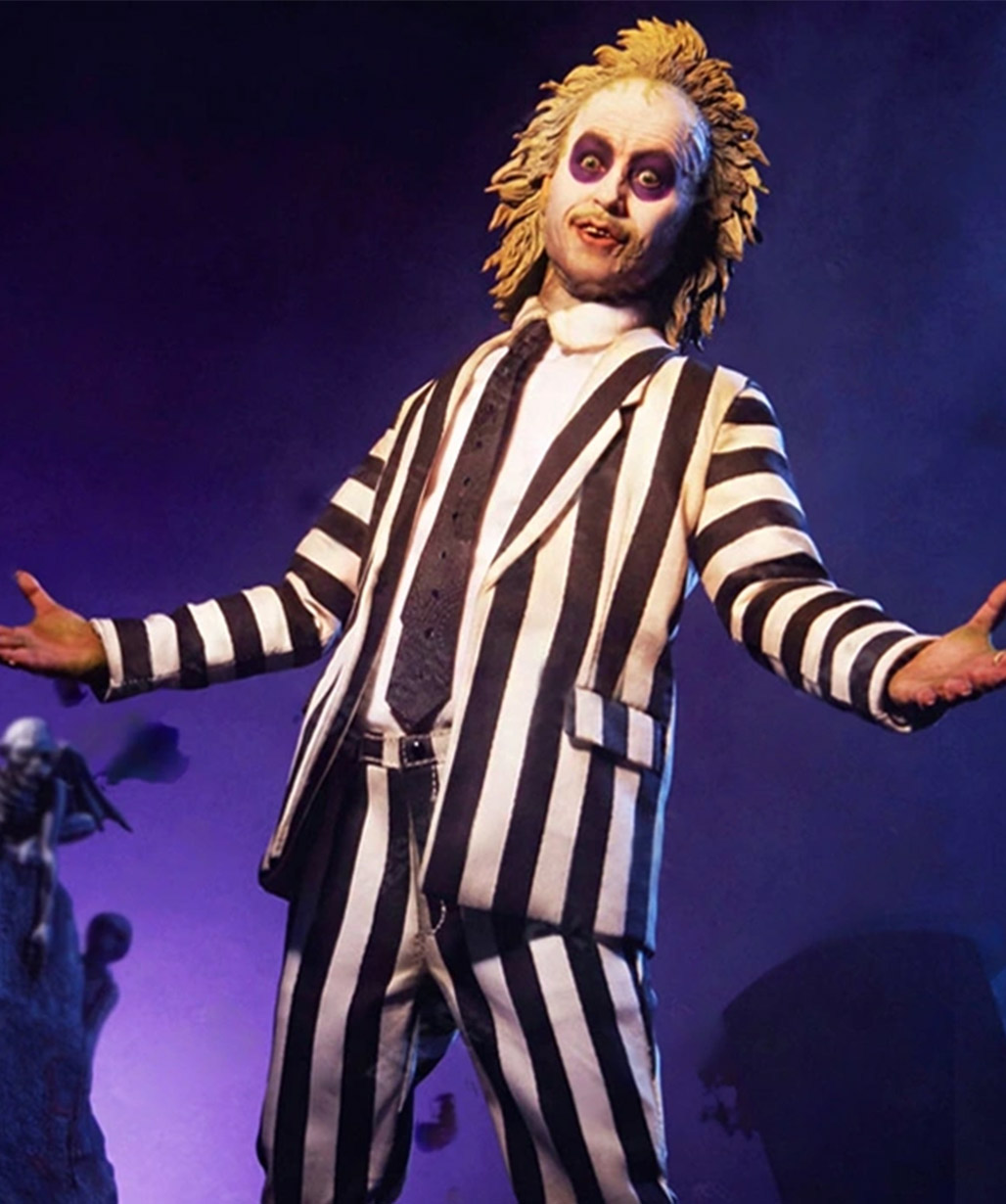 Beetlejuice Betelgeuse Michael Keaton Costume Suit