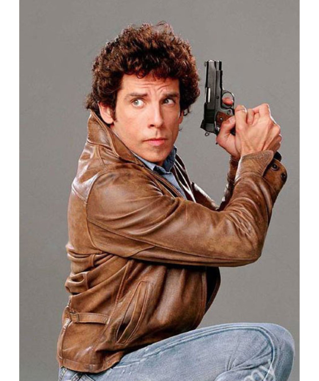 Ben Stiller Starsky & Hutch Leather Jacket - USA Leather Factory