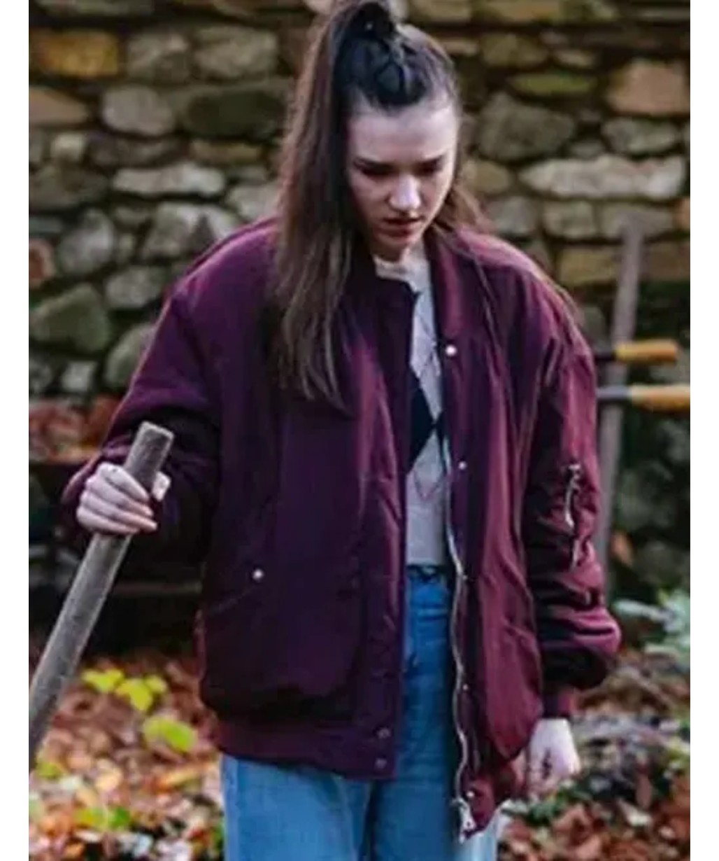 Lola Wild Harry Wild Maroon Jacket - USA Leather Factory