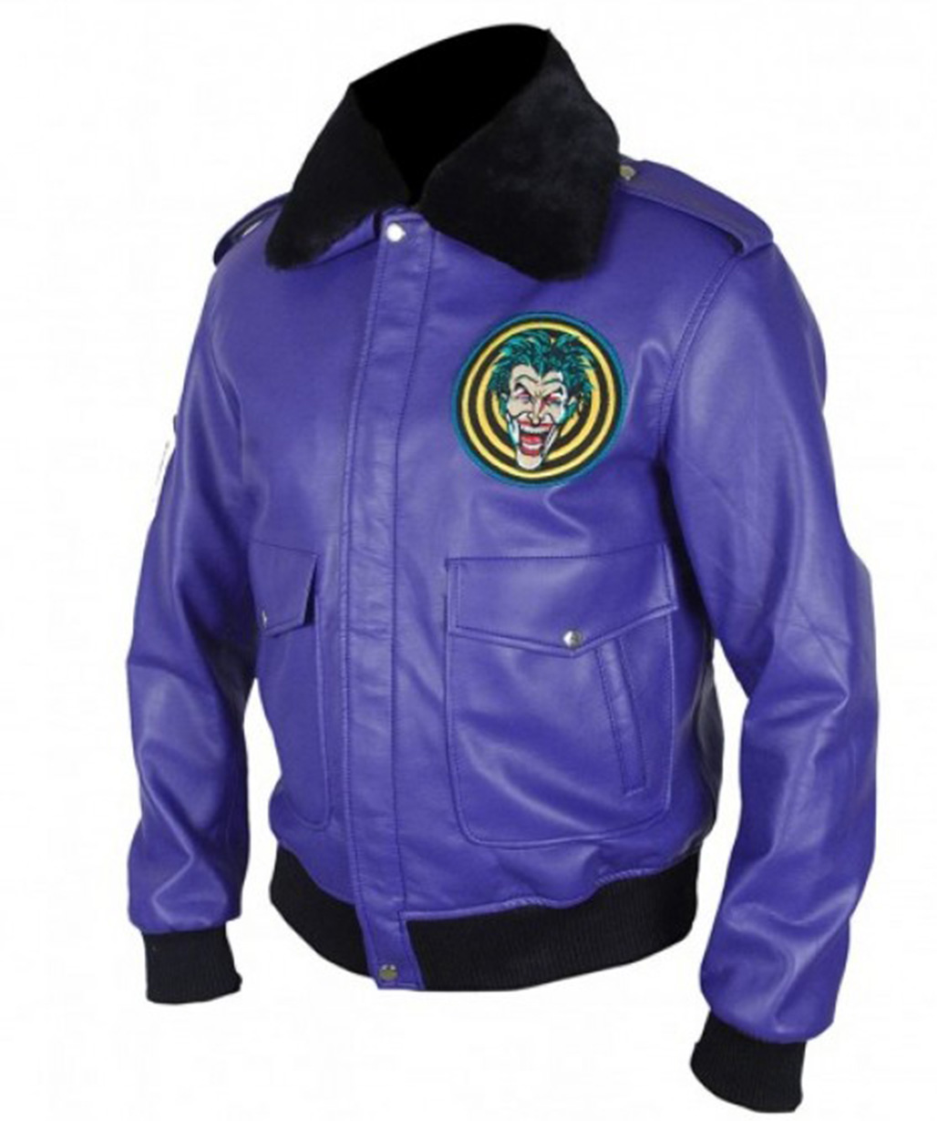 Batman Bob the Goon Purple Joker Jacket