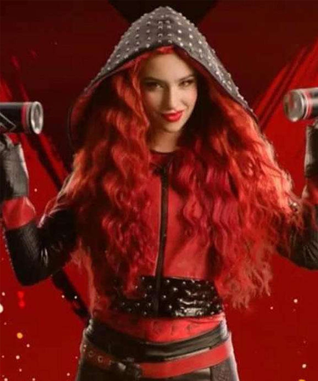 Kylie Cantrall Descendants The Rise of Red Leather Jacket