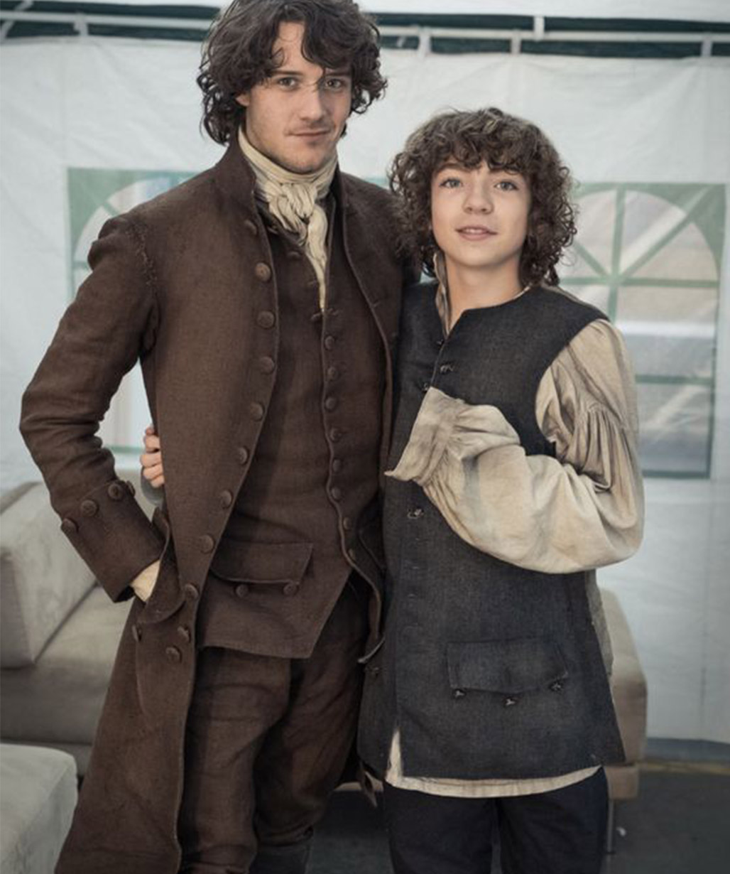 Jamie Fraser Outlander Brown Coat - USA Leather Factory