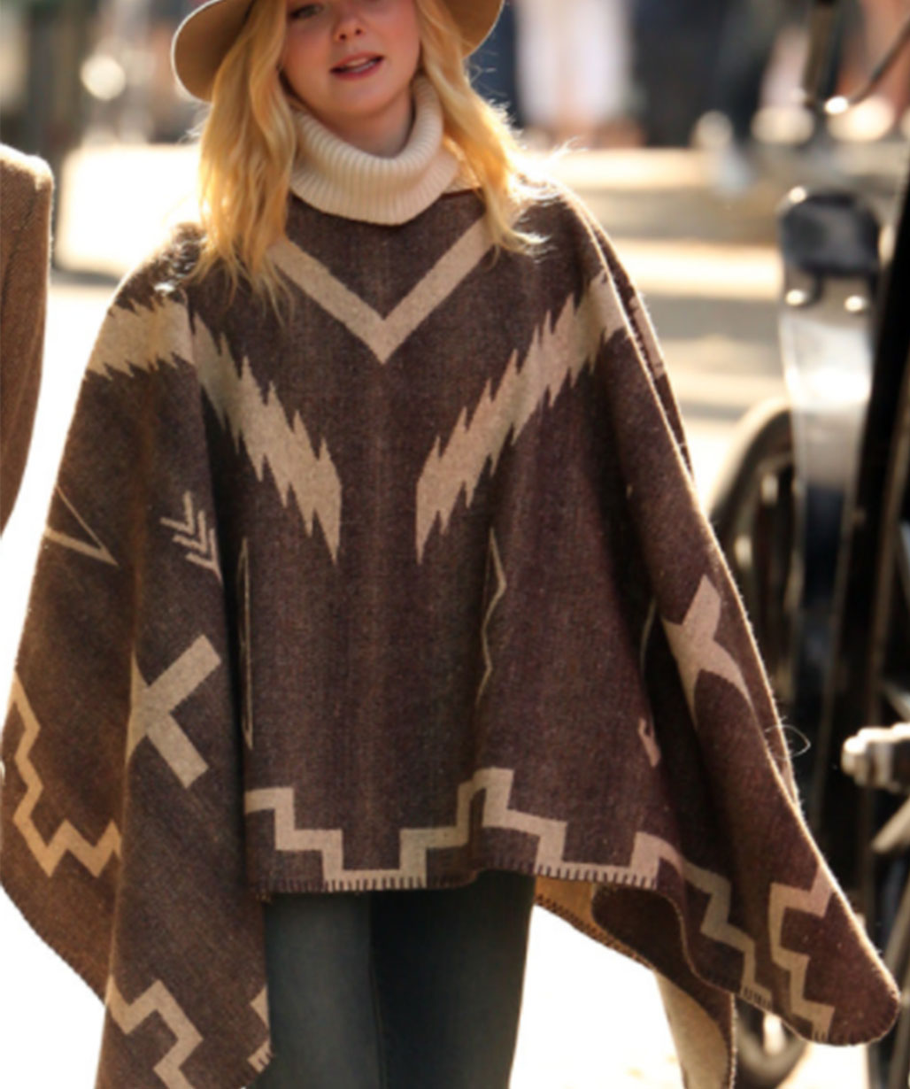 A Rainy Day In New York Ashleigh Grey Poncho Coat