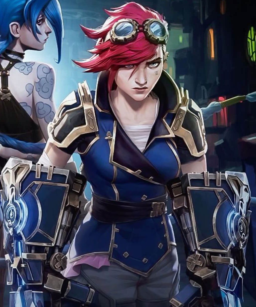 Arcane S2 VI Blue Blazer - USA Leather Factory