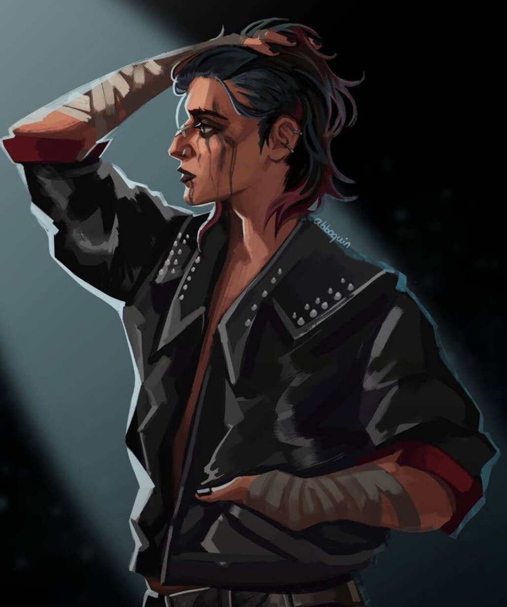 Arcane S2 Pit Fighter Vi Cosplay Leather Jacket - USA Leather Factory