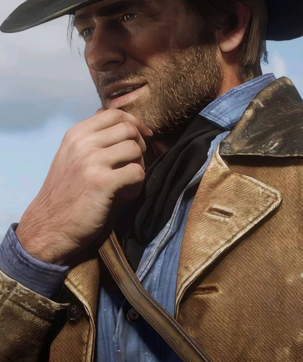 Arthur Morgan Red Dead Redemption 2 Brown Leather Jacket