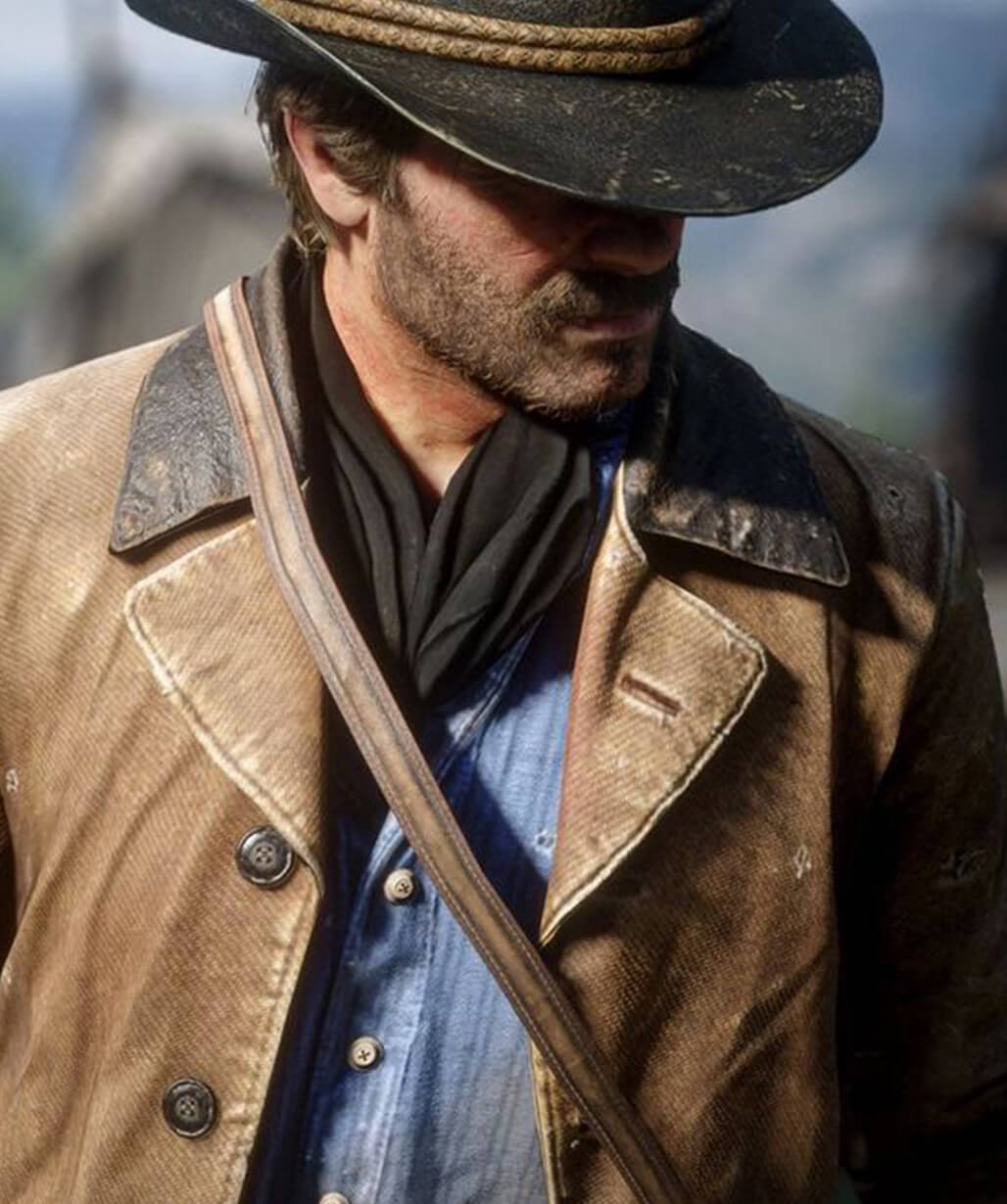 Arthur Morgan Red Dead Redemption 2 Brown Leather Jacket