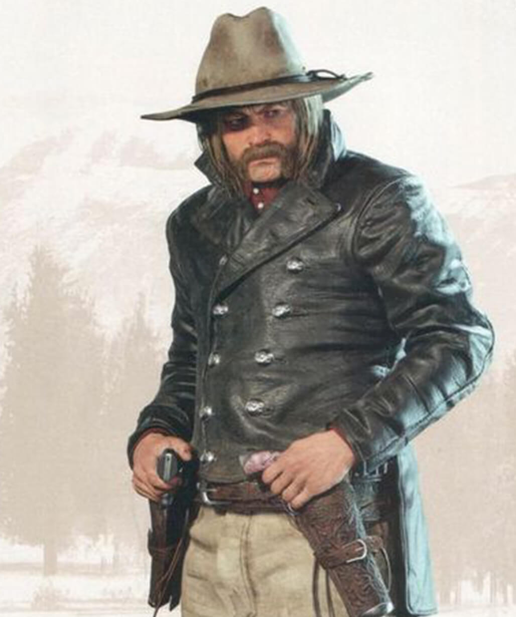 Micah Bell Red Dead Redemption 2 Black Tailcoat