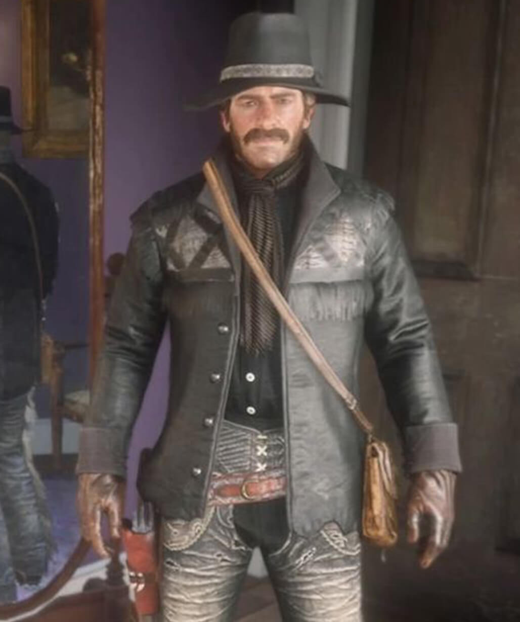 Nuevo Paraíso Gunslinger Red Dead Redemption 2 Leather Jacket - USA ...