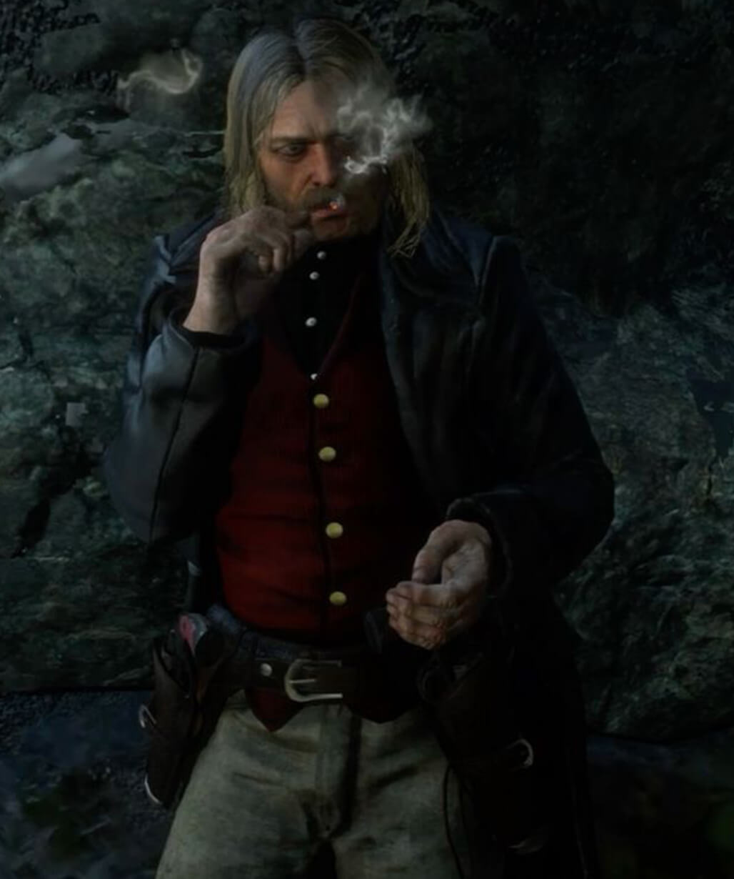 Red Dead Redemption Micah Bell Black Leather Coat