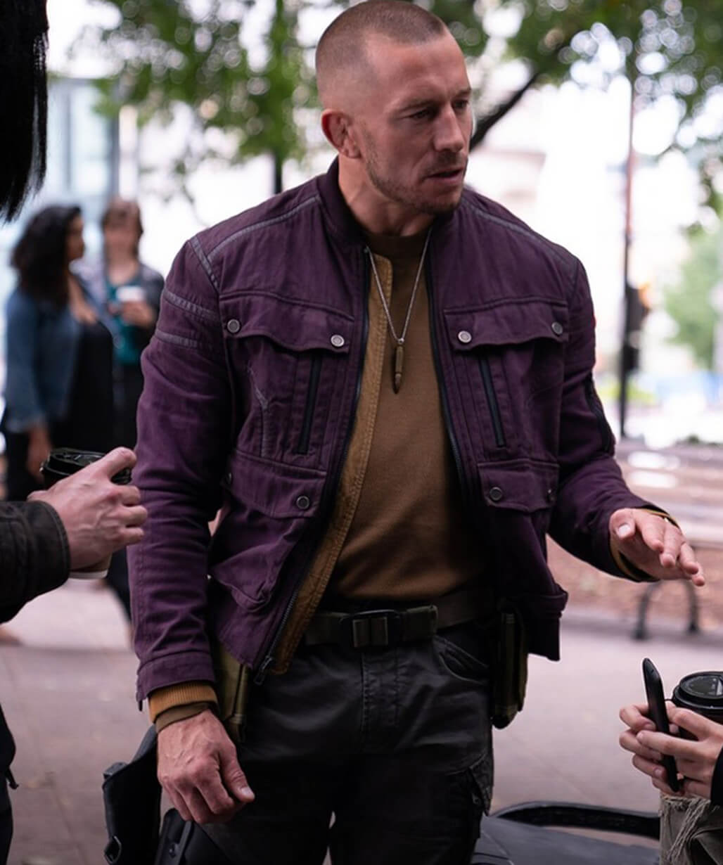 The Falcon and the Winter Soldier Georges St-Pierre Jacket