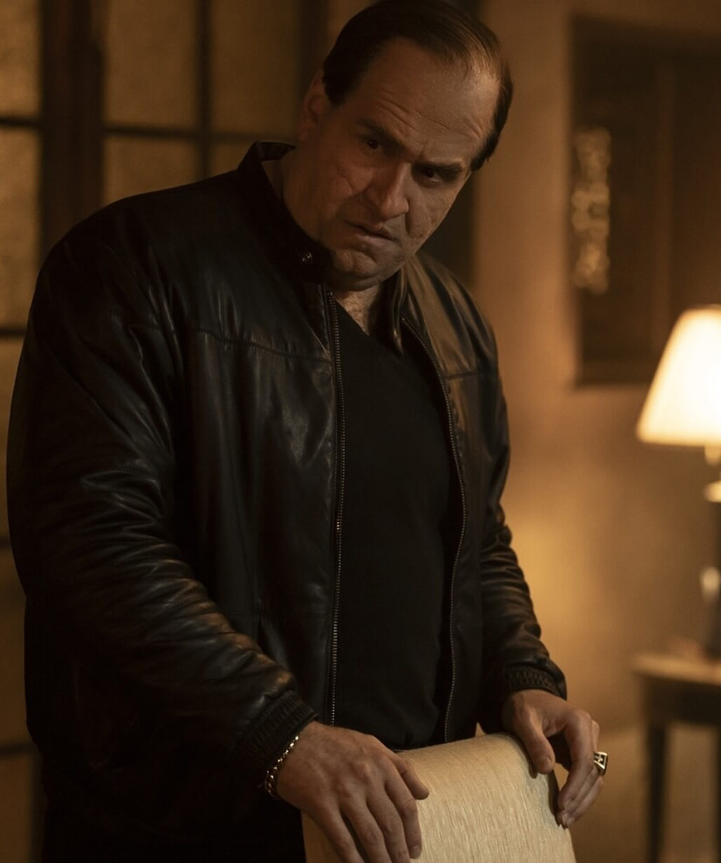 The Penguin 2024 Colin Farrell Black Leather Jacket