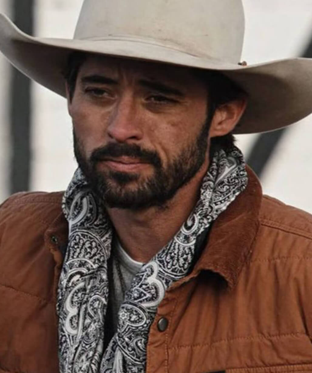 Yellowstone Ryan Bingham Brown Cotton Jacket - USA Leather Factory