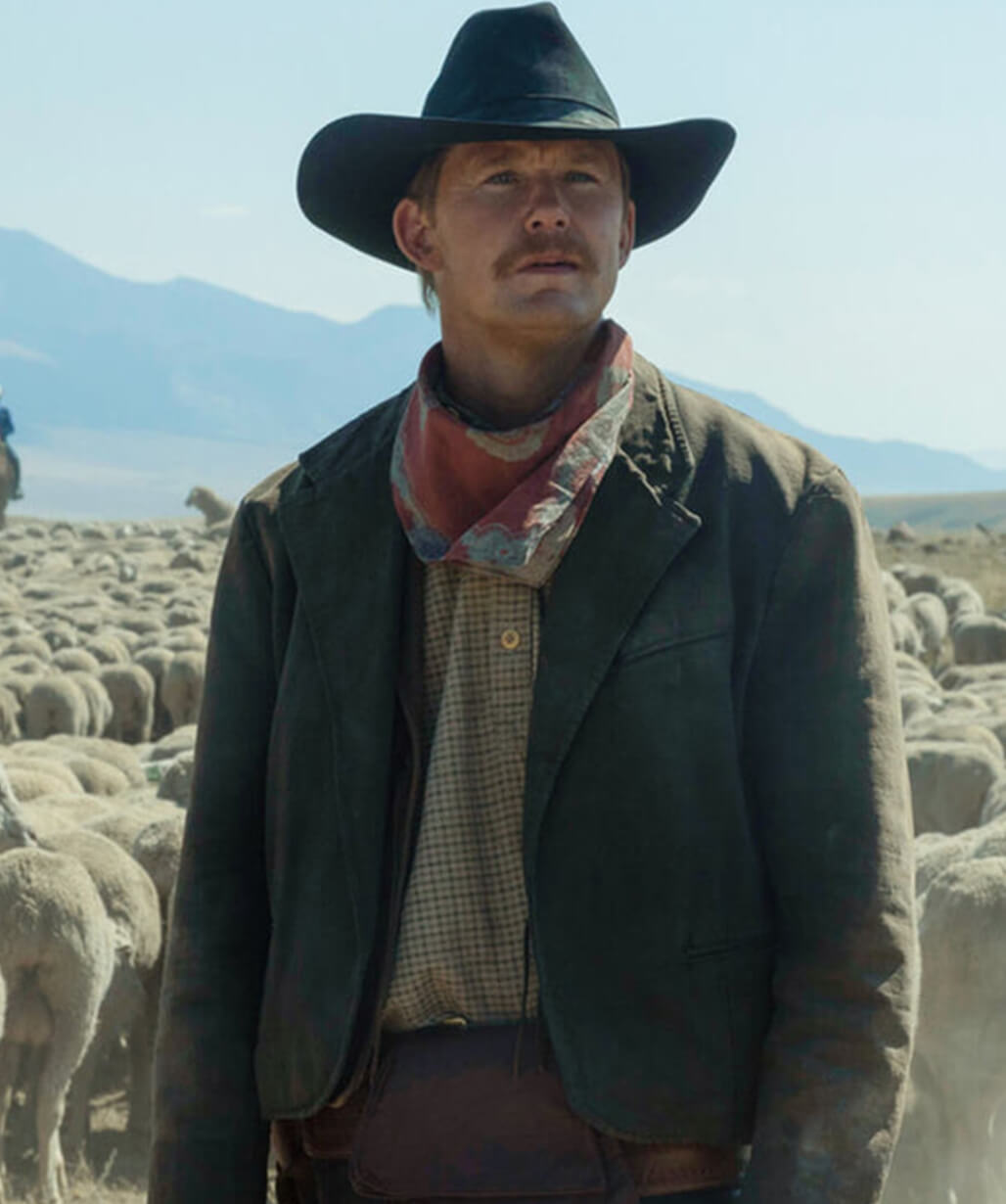 Brian Geraghty 1923 Zane Davis Brown Jacket - USA Leather Factory