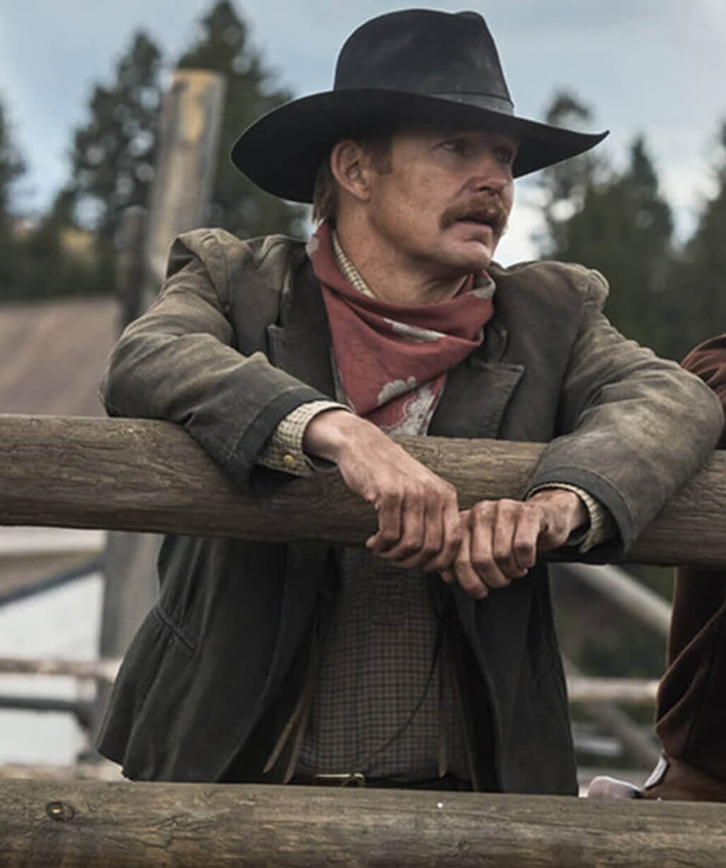 Brian Geraghty 1923 Zane Davis Brown Jacket - USA Leather Factory