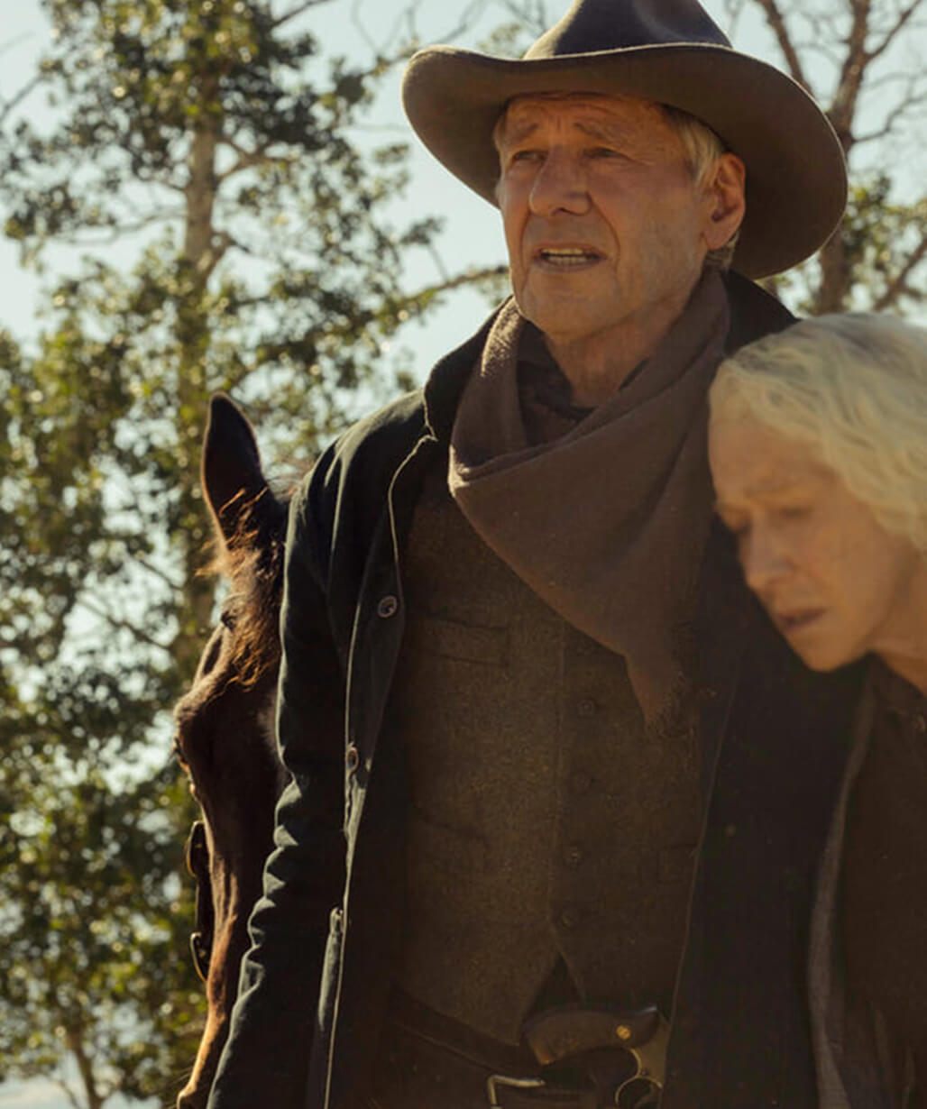 Harrison Ford 1923 Jacob Dutton Black Cotton Jacket