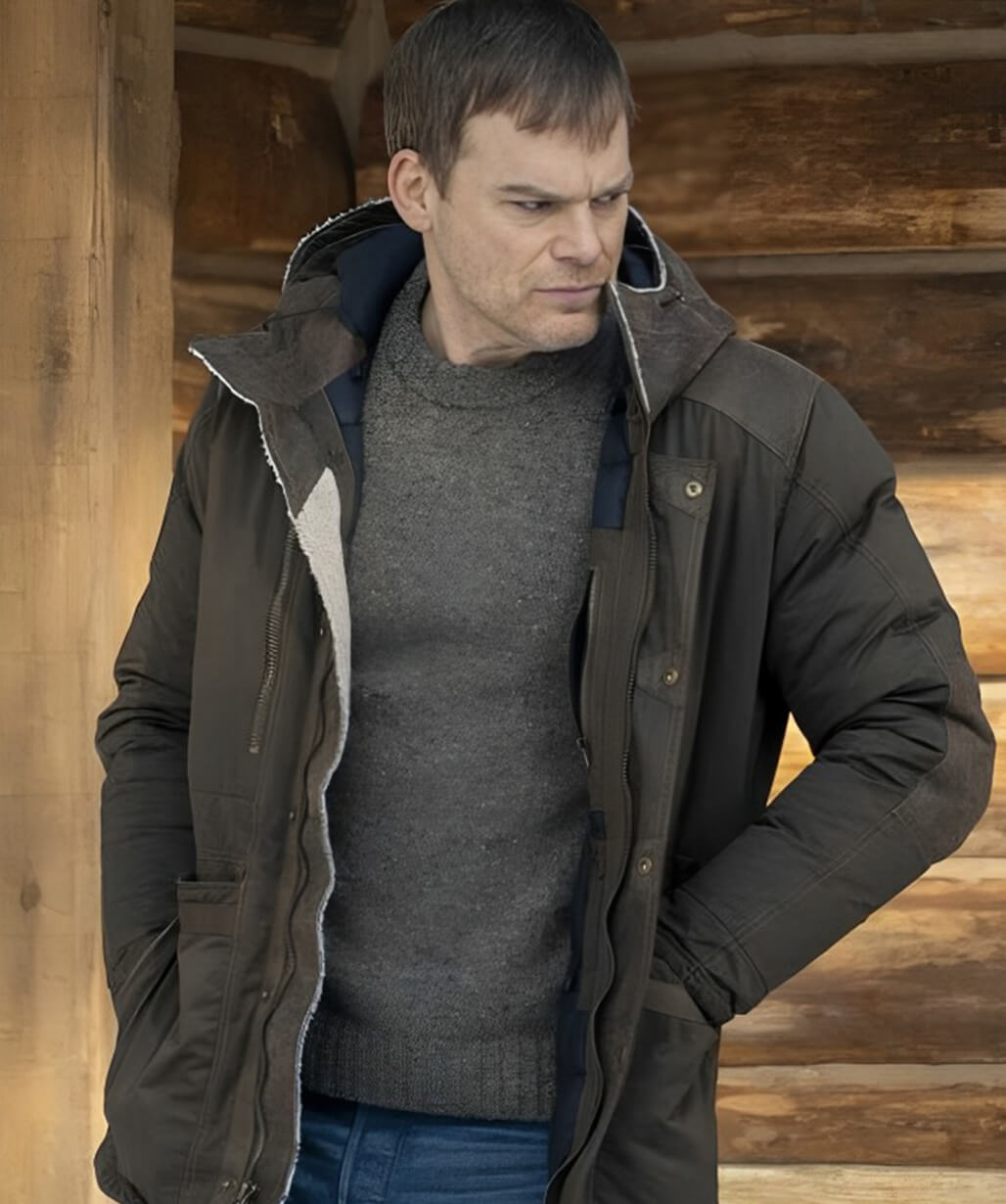 New Blood Dexter S1 Dexter Morgan Brown Cotton Jacket