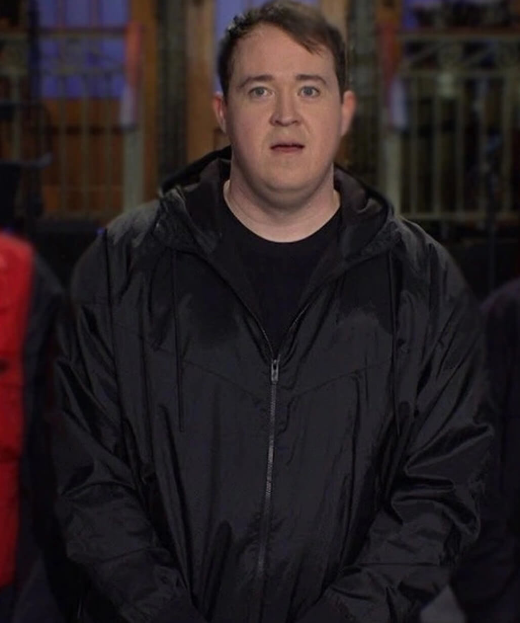 Shane Gillis SNL 2024 Black Jacket - USA Leather Factory