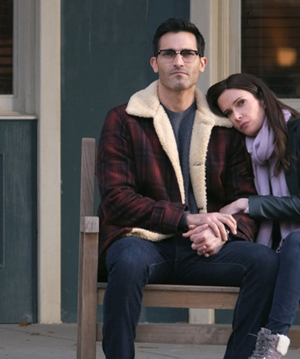 Superman & Lois S2 Clark Kent Wool Plaid Jacket