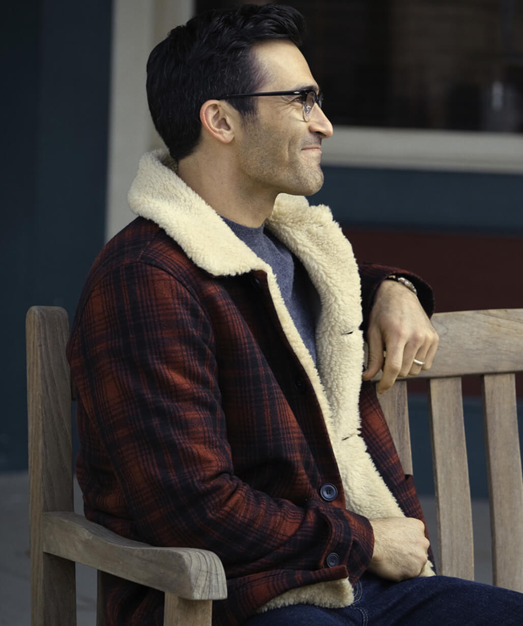 Superman & Lois S2 Clark Kent Wool Plaid Jacket